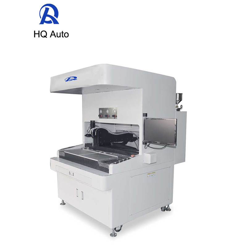 Double Fluid CCD Vision Dispensing Machine sticker glue dispensing ...
